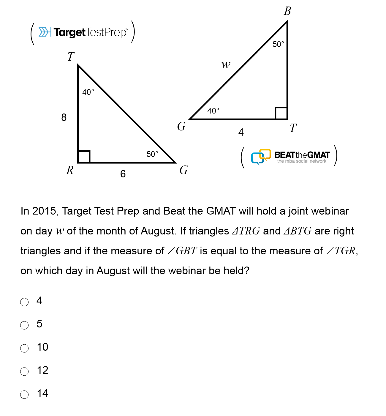 When is the webinar? Solve this geometry problem to find out | TTP GMAT Blog