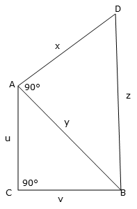 In the figure above, is the area of triangular region ABC